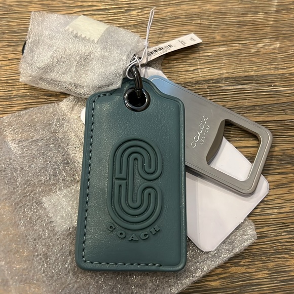 Coach | Accessories | Nwt Coach Keychain With Bottle Opener Blue With ...